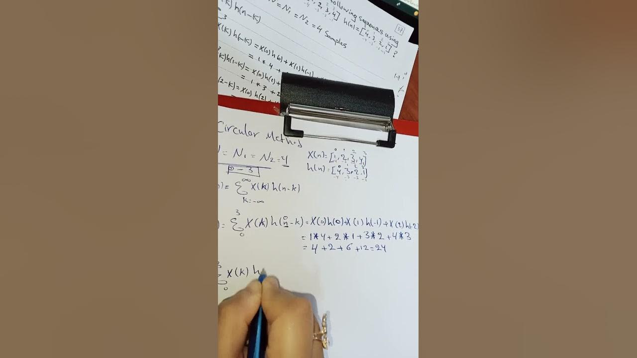 Convolution: Circular method..DSP . مرحله ثالثه - YouTube