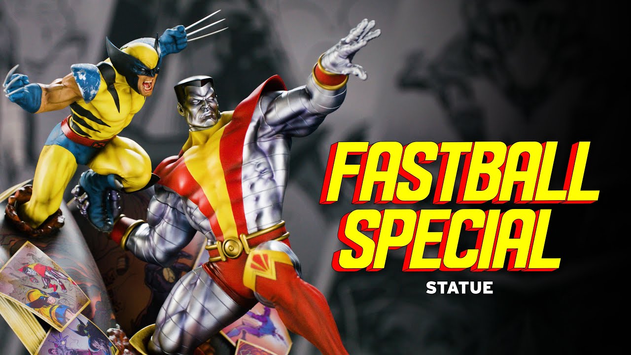 NEW Wolverine & Colossus Fastball Special X-Men Statue REVEAL - YouTube