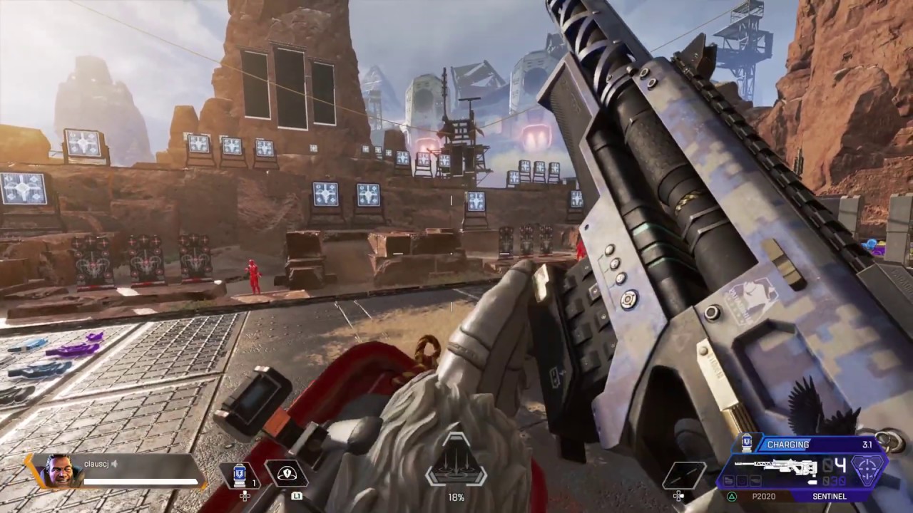 Apex Legends - Trying out Sentinel bolt-action sniper rifle - YouTube