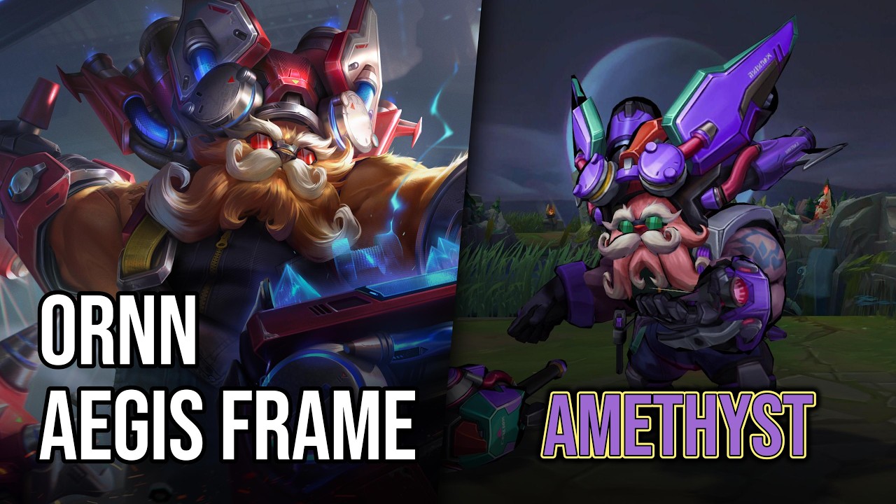 Aegis Frame Ornn Skin - Amethyst | League of Legends | Chromas Skin ...