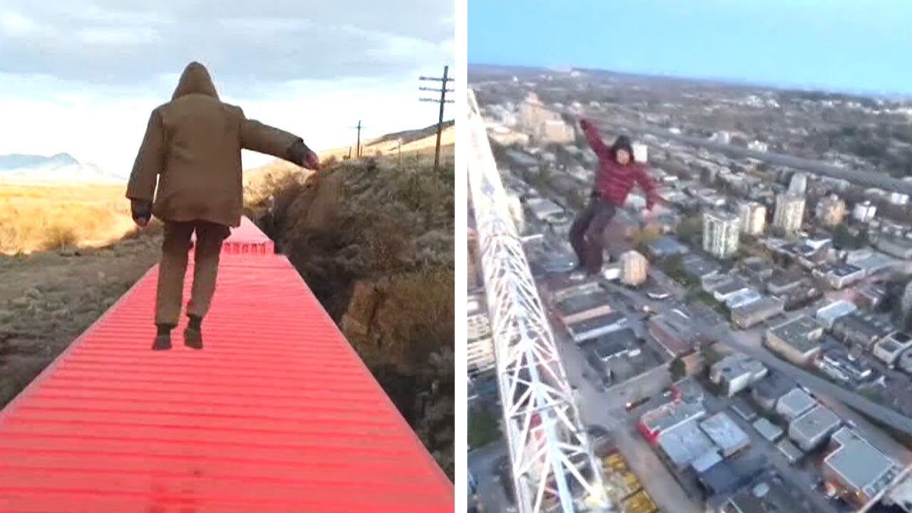 Shocking daredevil stunts across Metro Vancouver - YouTube