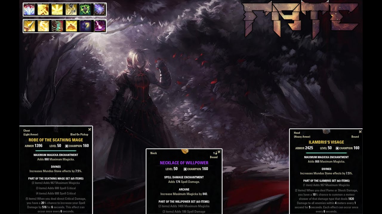 Fate [Morrowind] PvE Build: Magicka Templar (FULL) - YouTube