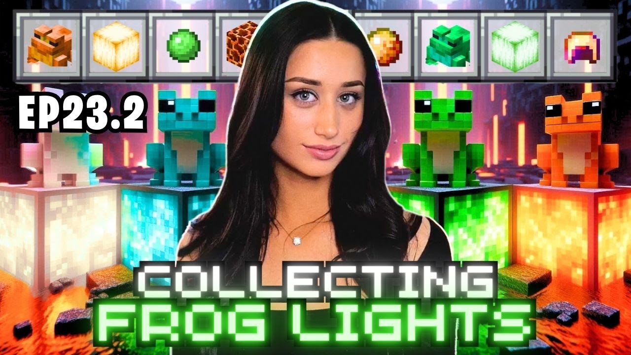 [🔴LIVE] FROG LIGHTS... (Minecraft Survival Series) - YouTube