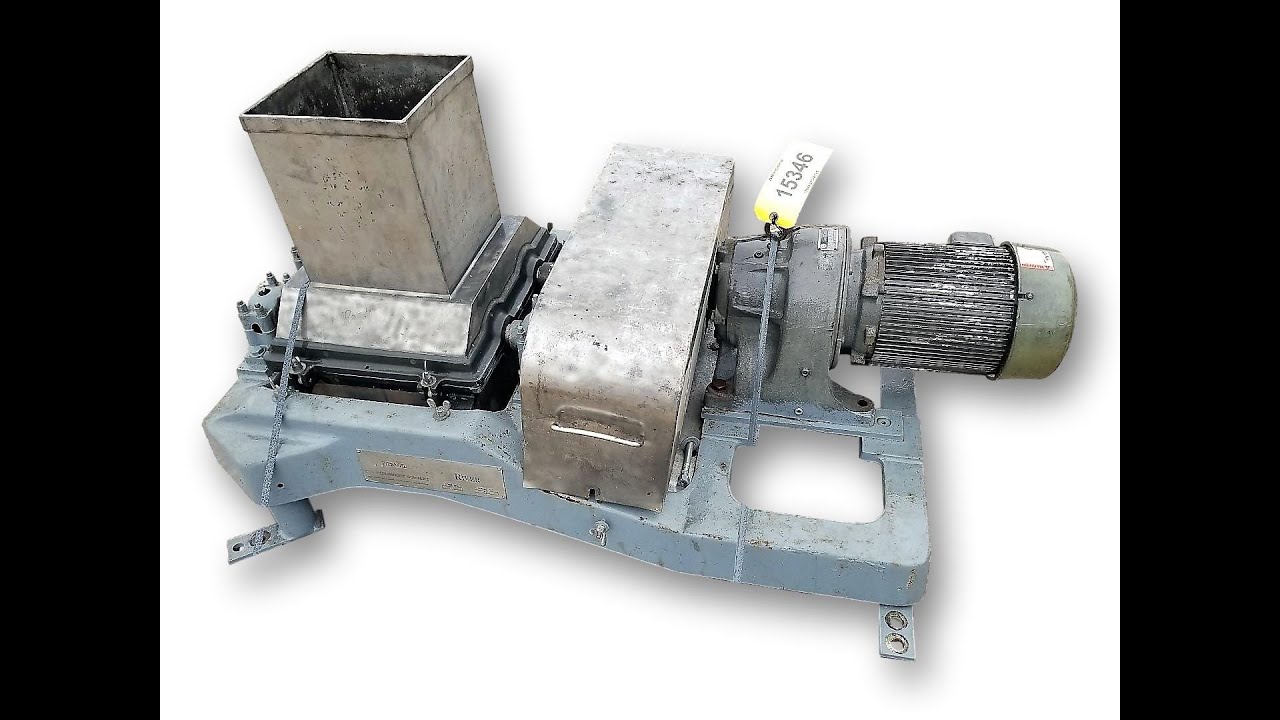 Used Fitzmill Dual Roll Lumpbreaker Lump Breaker Crusher - Stainless ...