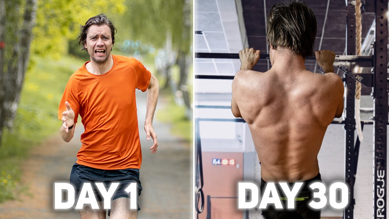 Weak Runner Does Pull-Ups for 30 days | this happened.. - YouTube
