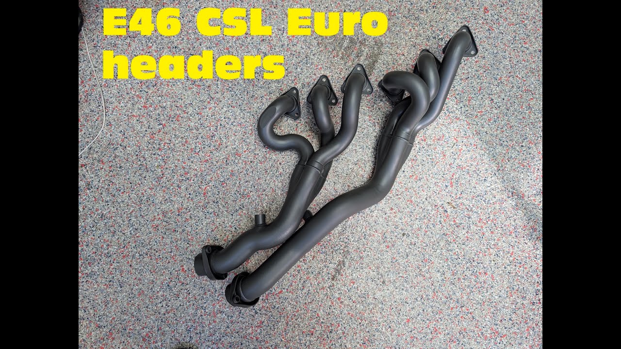 E46 M3 Wagon S54 Euro header Install - YouTube