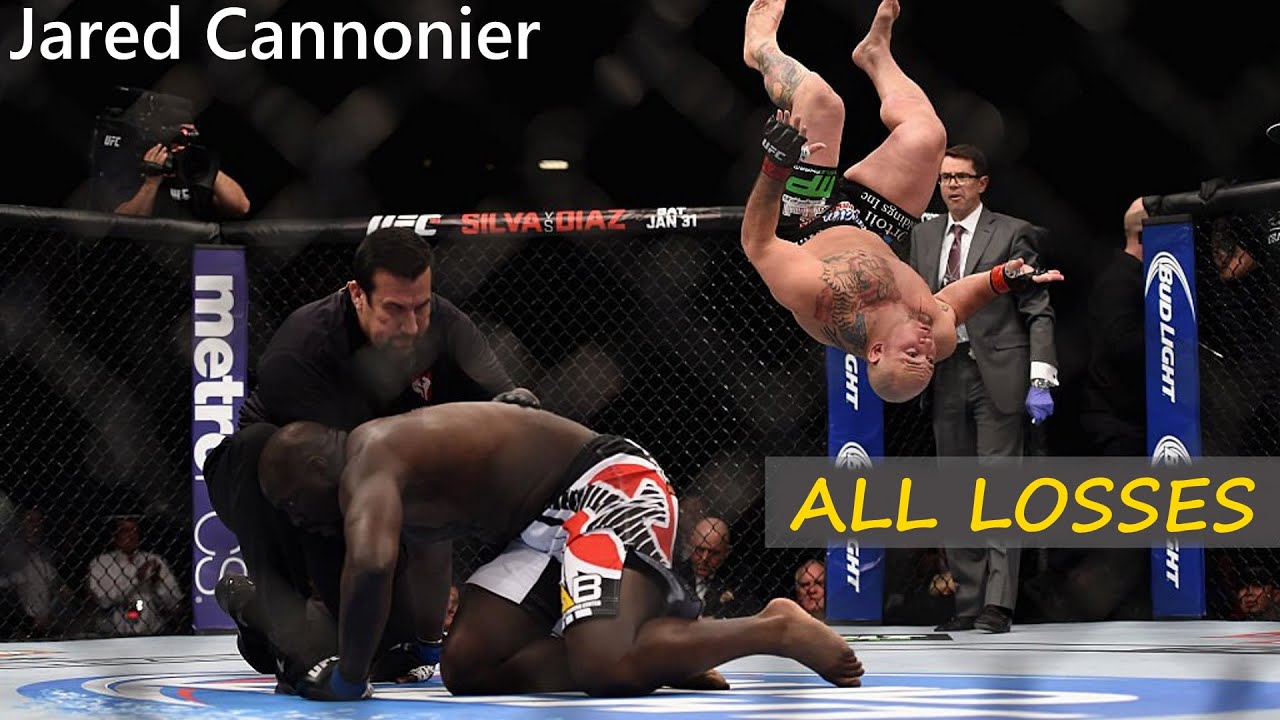 Jared Cannonier ALL LLOSSES in MMA Fights / Tha Killa Gorilla DEFEATS ...