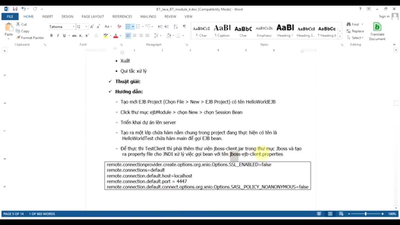LTV JAVA MODULE4 LAB2.1 - EJB Project on Eclispe IDE, JBoss server 7.1 ...