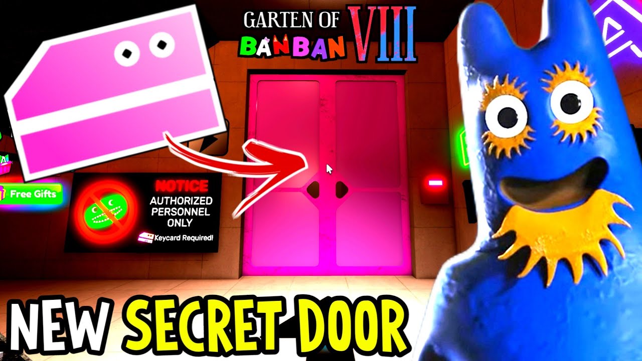 GARTEN OF BANBAN 8 RP X - BIG NEWS of the PINK KEYCARD of SECRET MAP 🤩 ...