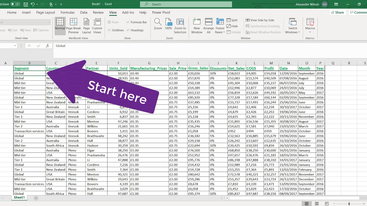 Zoom around your Excel spreadsheet using the Control button - YouTube