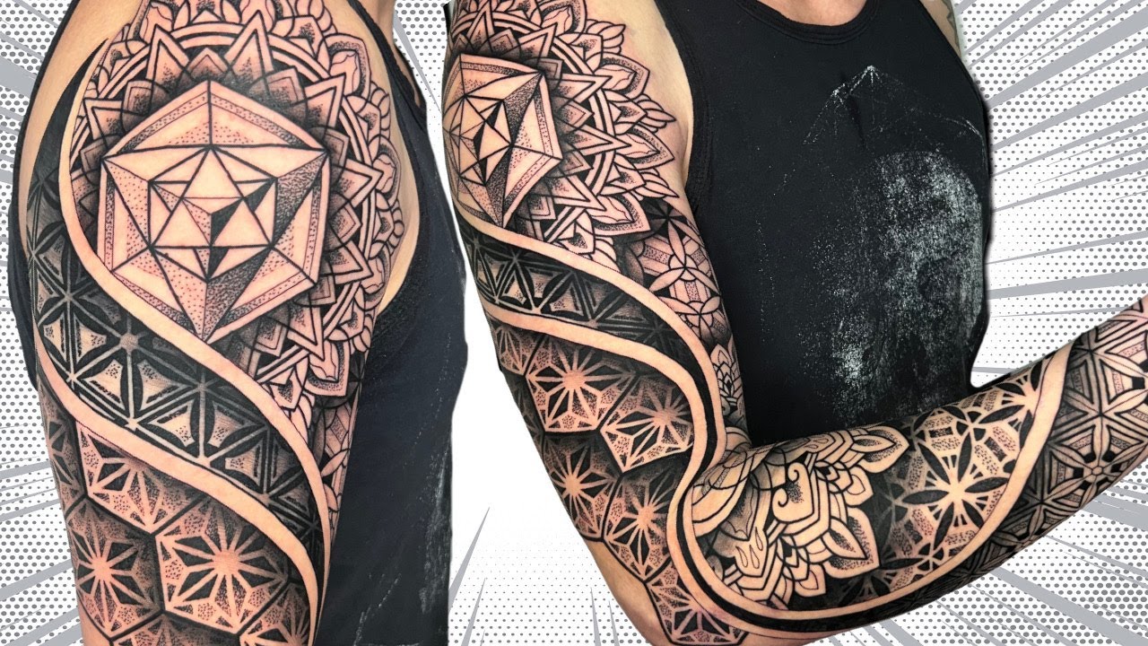 Sacred Geometry Tattoo Sleeve