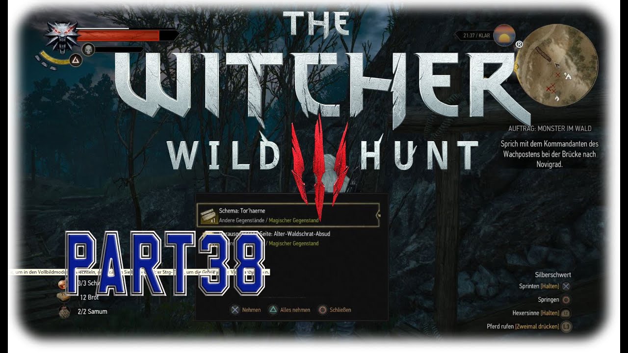 Witcher3 - Monster im Wald§Part38§Lets Play The Witcher3 - YouTube