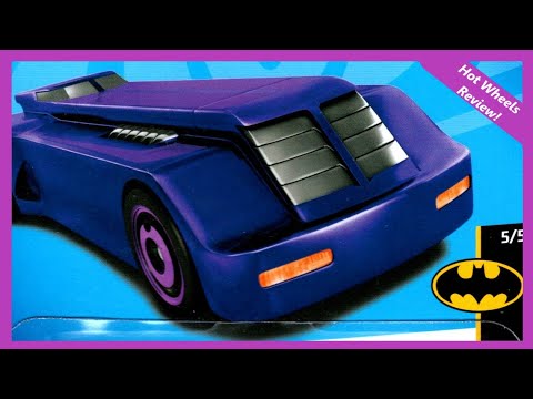 Purple Animated Series Batmobile 2023 Hot Wheels Review - YouTube