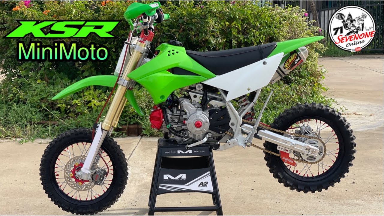 KSR แปลงโฉมเป็นสายฝุ่น Mini Moto พร้อมลงสนามโดดเนิน - YouTube