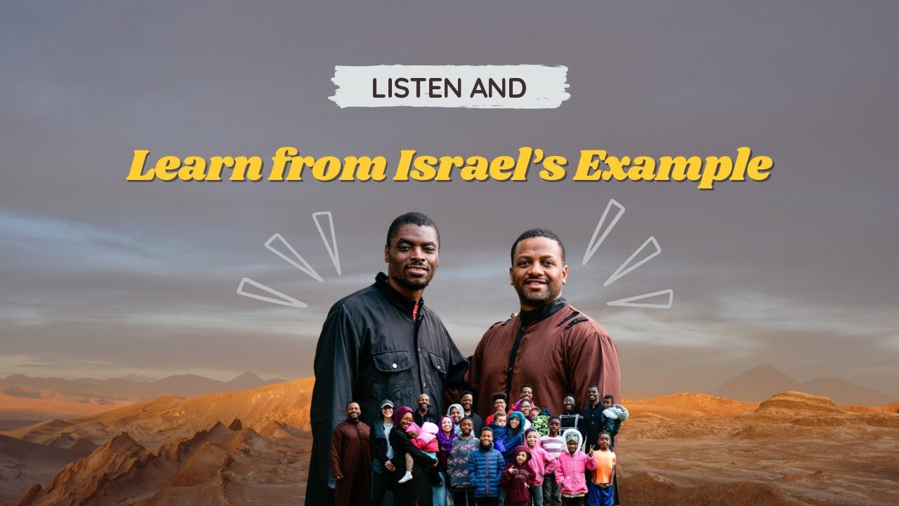 Listen and Learn from Israel’s Example - YouTube