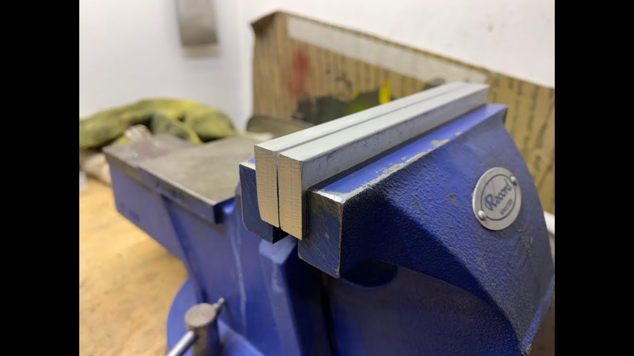 Making Aluminum Jaws for my 6" Vice - YouTube