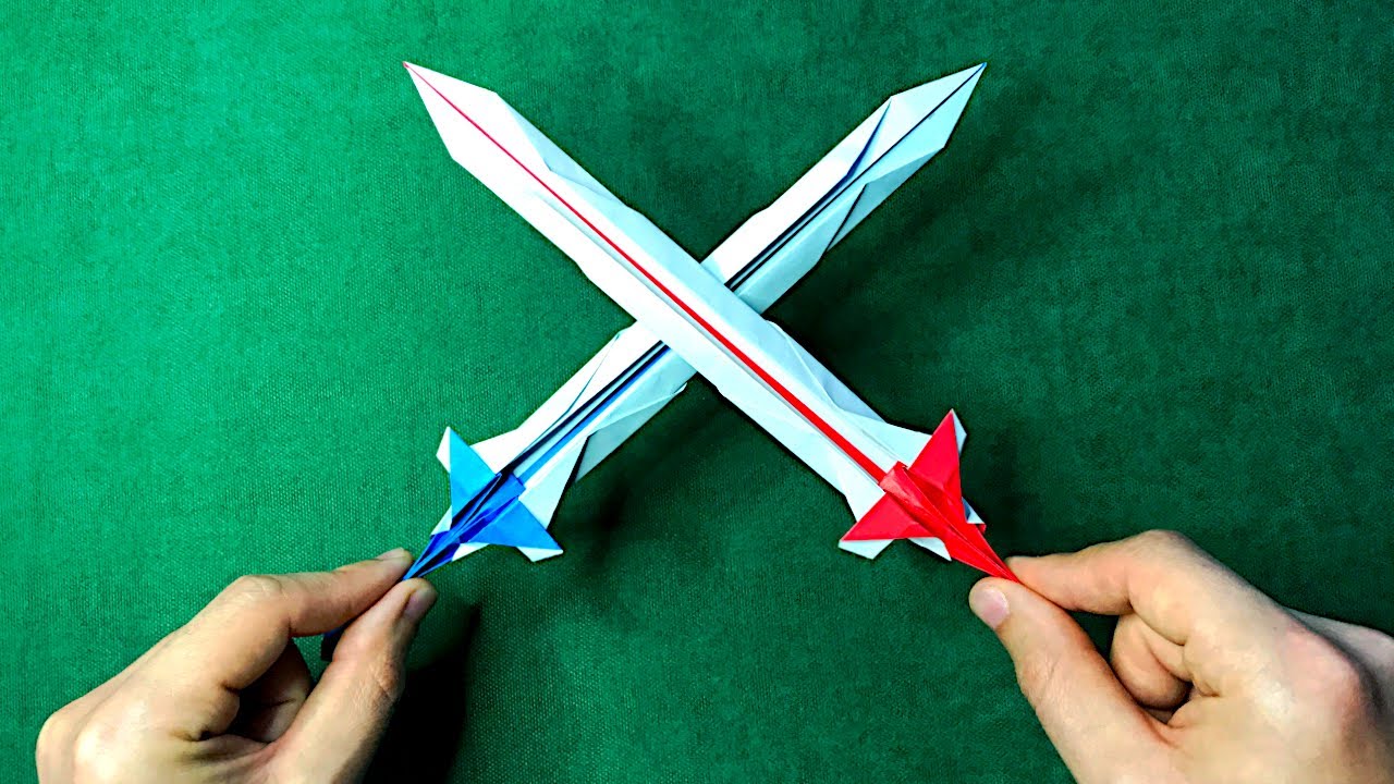 AMAZING Paper Knight Sword | Fun and Easy Origami Paper Toy - YouTube