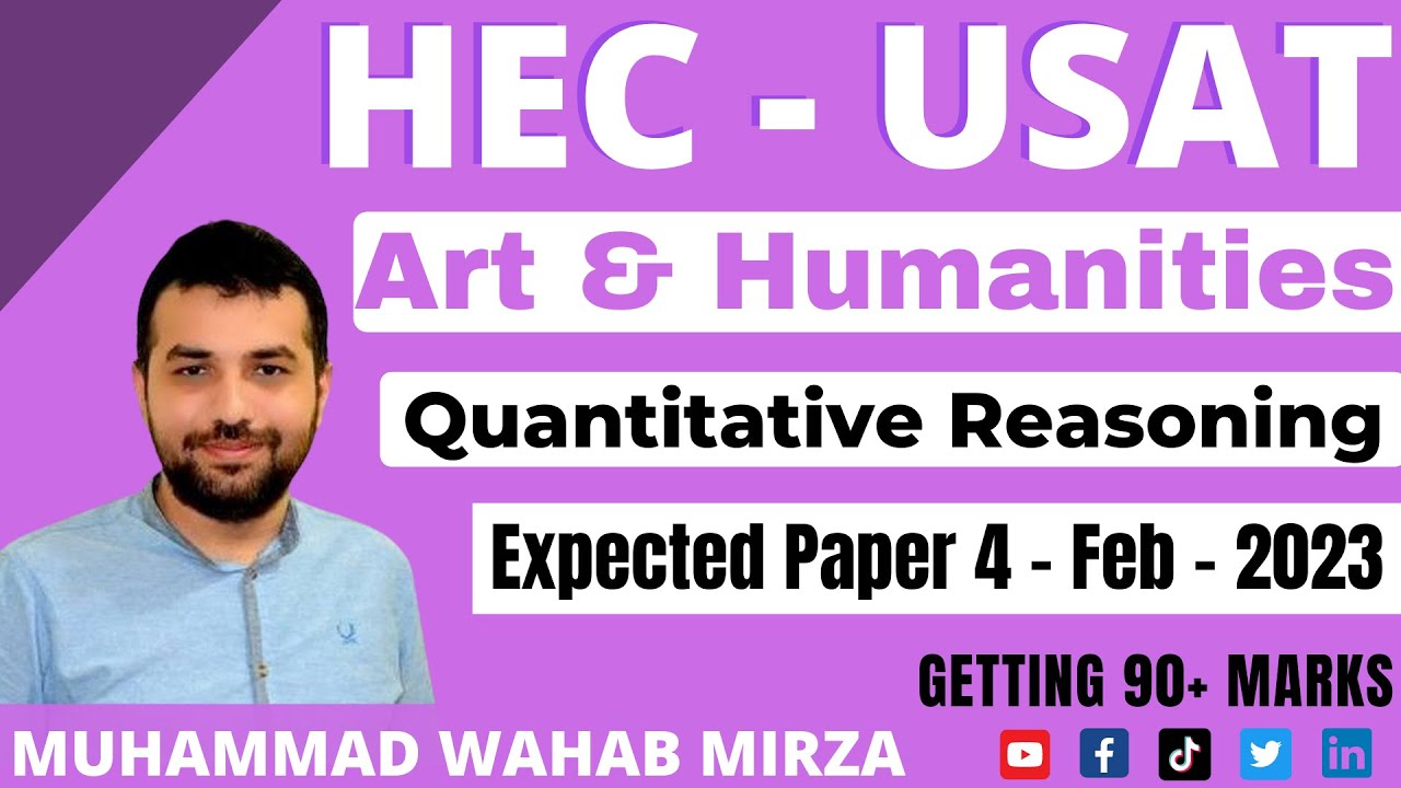 HEC USAT-ART & HUMANITIES Expected Paper 4 - Feb - 2023 | HEC USAT 2023 ...