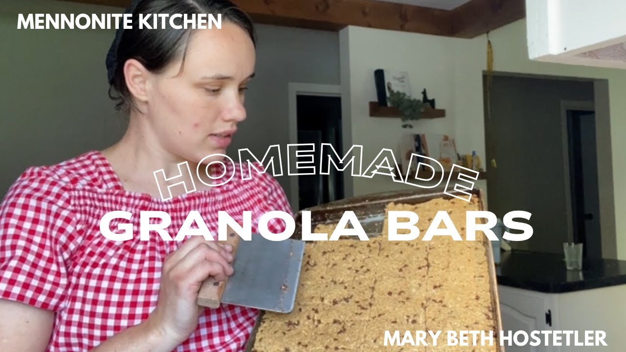 Homemade Granola bars || Mennonite kitchen || - YouTube