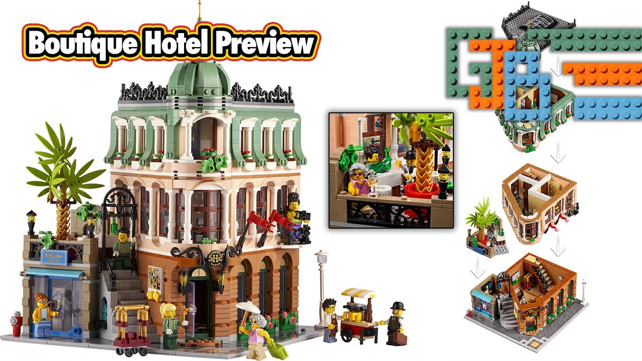LEGO Creator Expert Boutique Hotel 10297 Revealed - My thoughts - YouTube