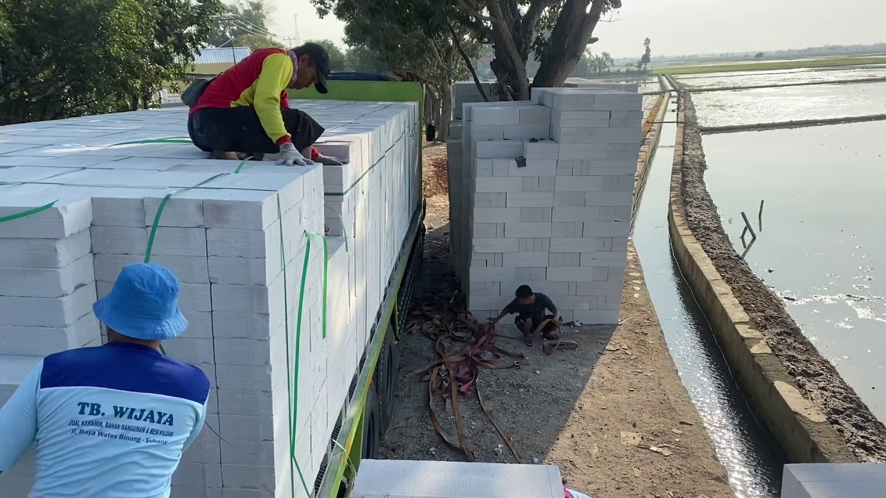 Bata ringan / Hebel merk Broco,SCG,SLI,Platinum dll Murah Subang - YouTube