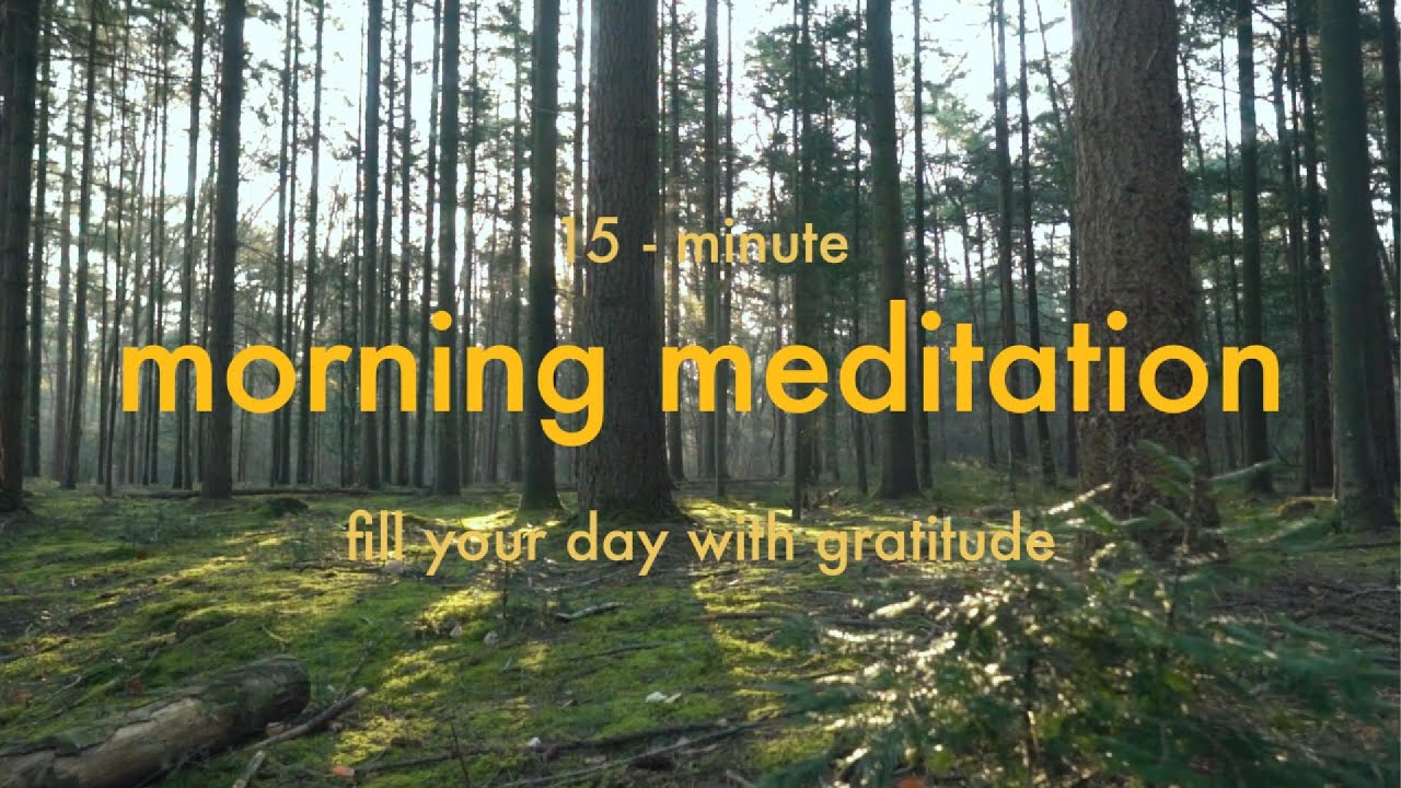 15 Minute Morning Meditation | Fill your Day with Gratitude and ...