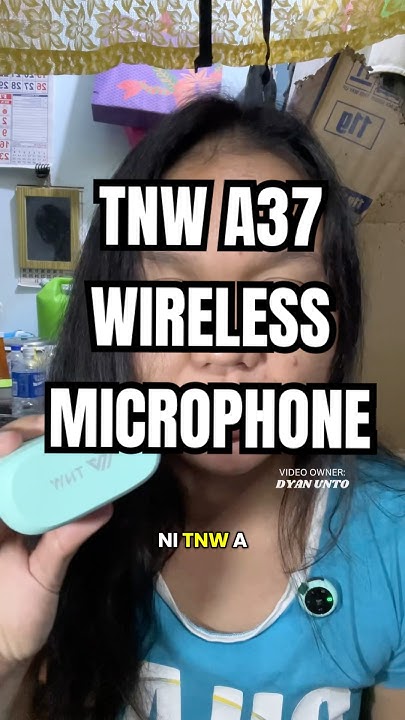 Sulit na wireless mic for beginners? 🔥 TNW A37 review + tutorial! 🎤 #wireless #wirelessmic # ...
