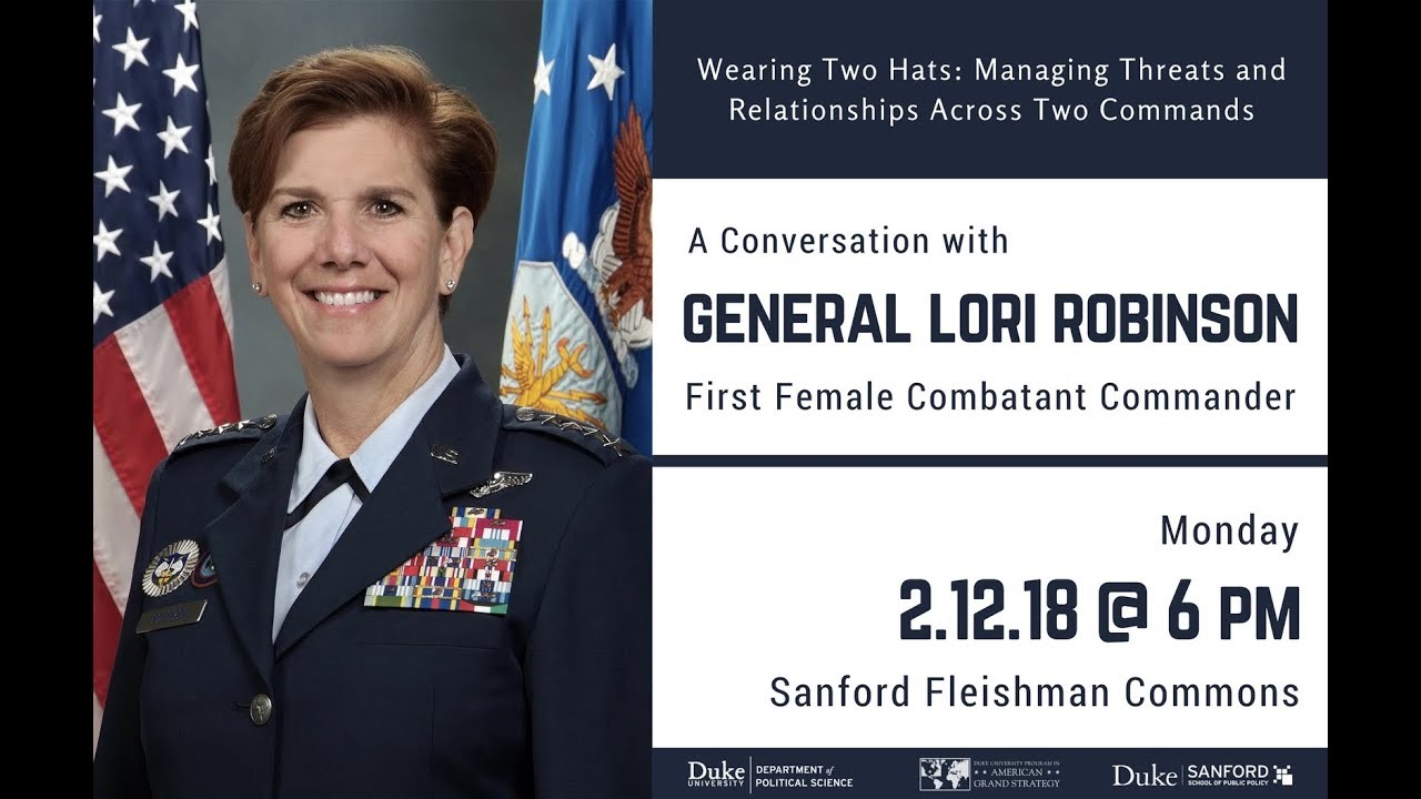 A Conversation with General Lori Robinson - YouTube