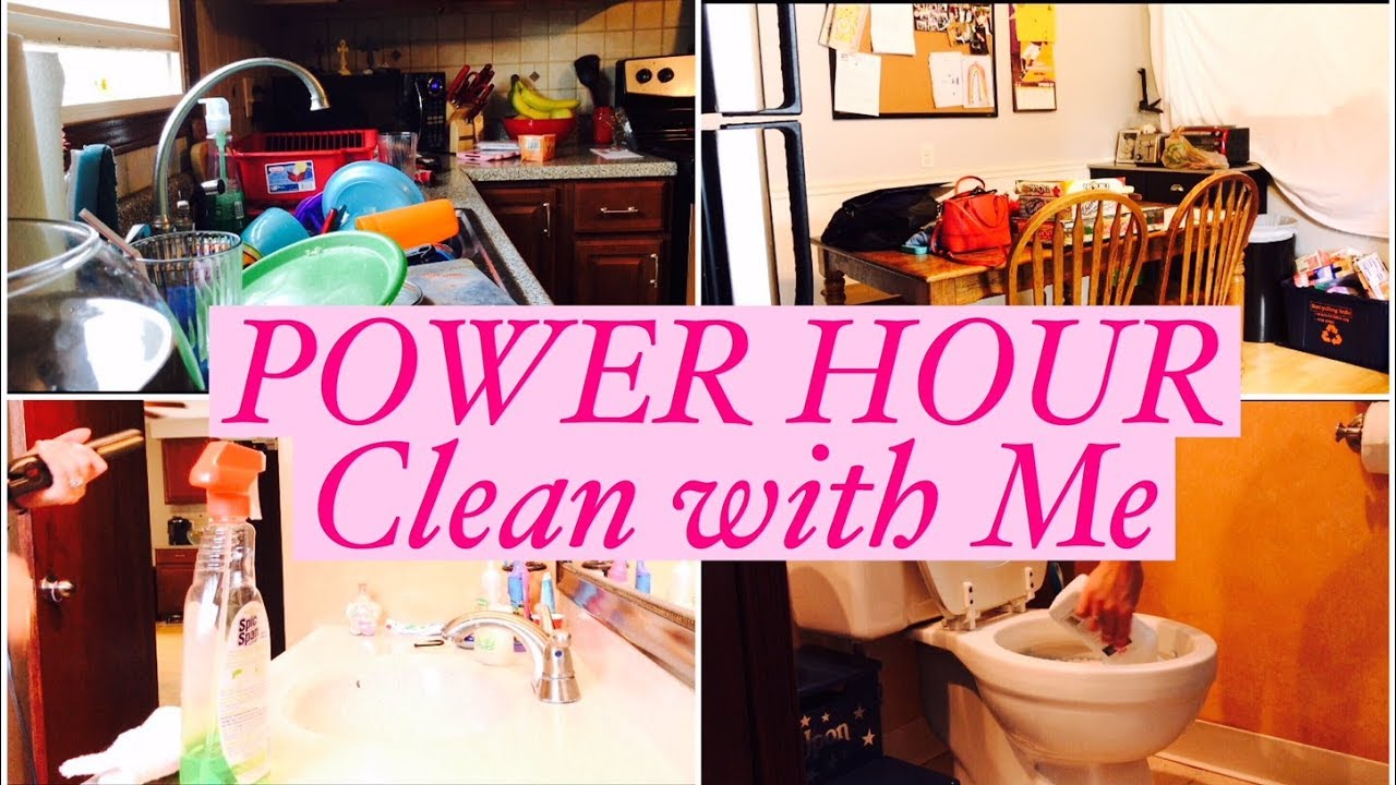 Power Hour Clean With Me Youtube