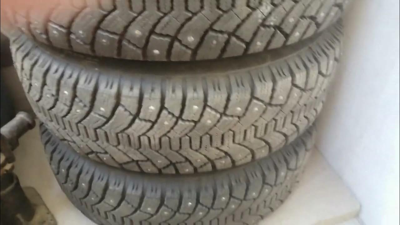 Тунга Нордвей зимние шины после второго сезона состояние - YouTube