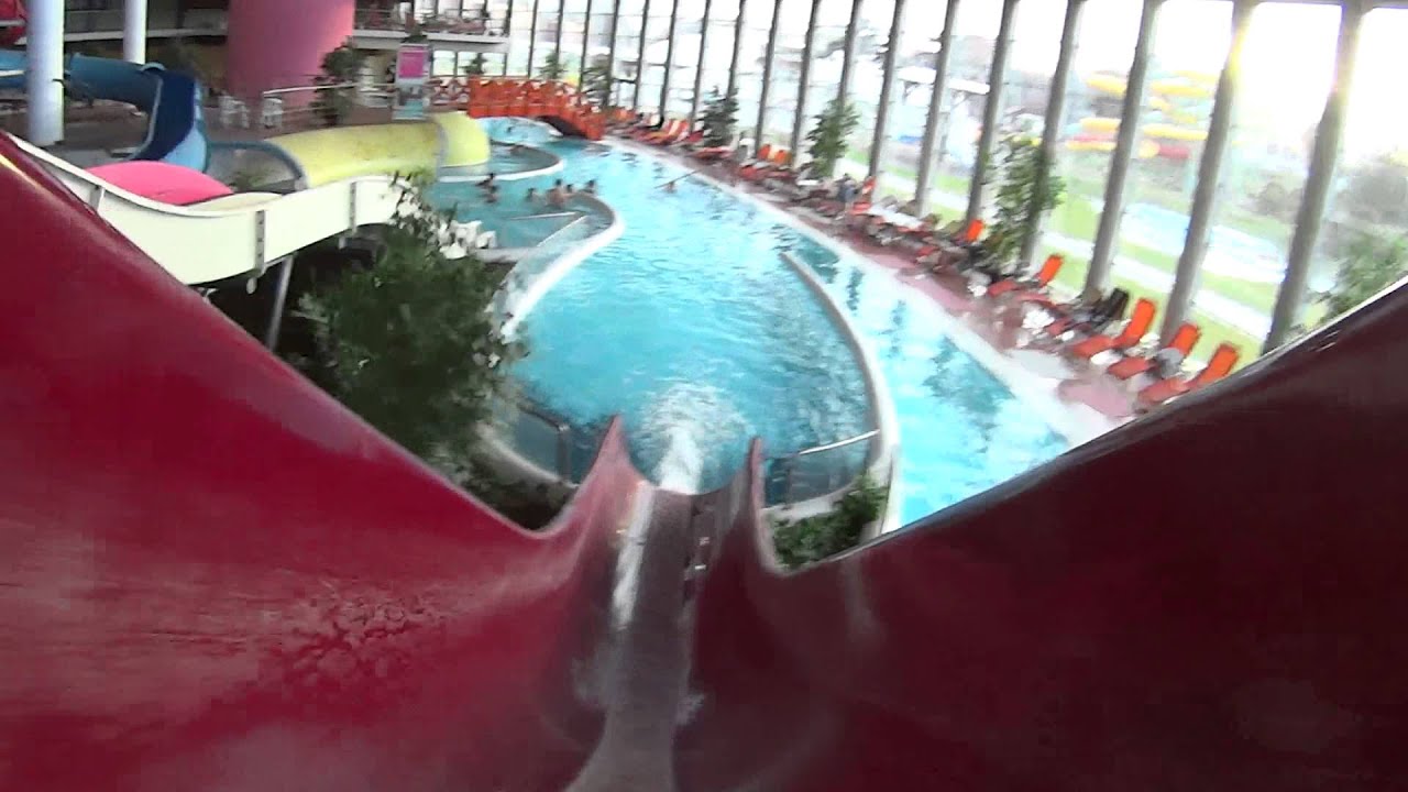 Risky Water Slide at Aquapolis - YouTube