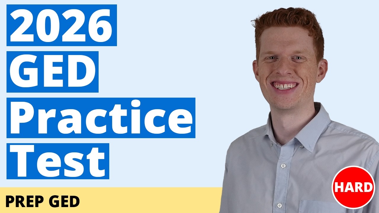GED Practice Test 2026 (60 HARD Questions with Explained Answers) - YouTube