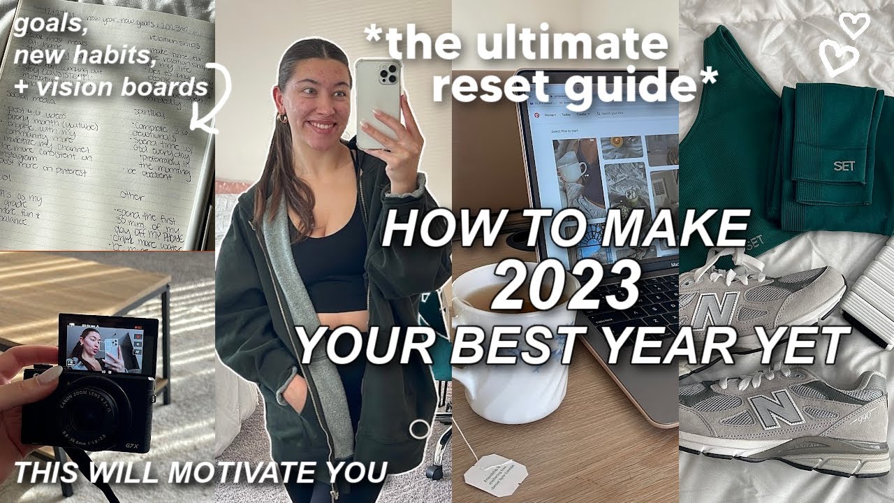 THE *ULTIMATE* 2023 RESET GUIDE! goal setting, vision boards, new ...