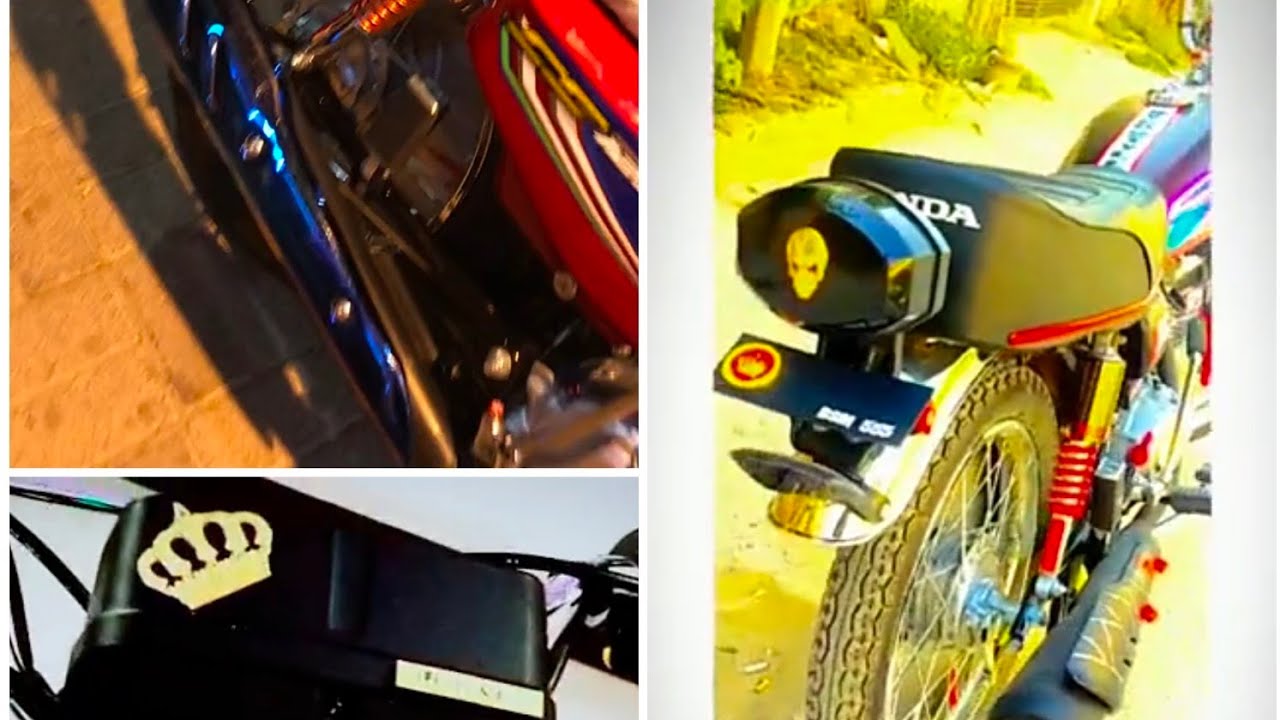 Bike Modified CG125 Modification Stylish Bike Lover Bike Taping - YouTube