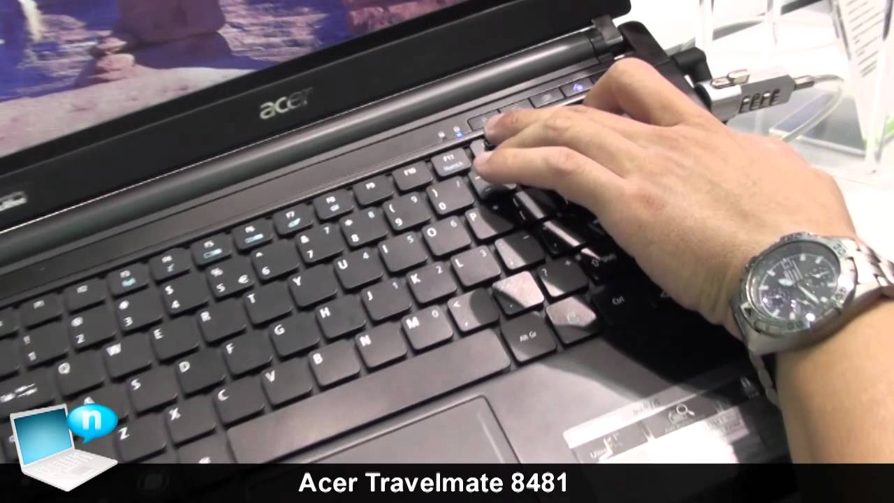 Acer Travelmate 8481, business notebook con display ultraslim - YouTube