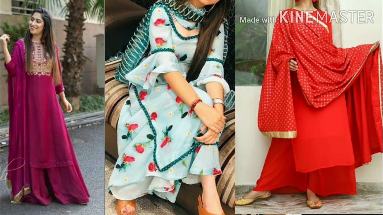 Beautiful Palazzo Suits Design || Latest Punjabi Suits Design 2020-2021 ...