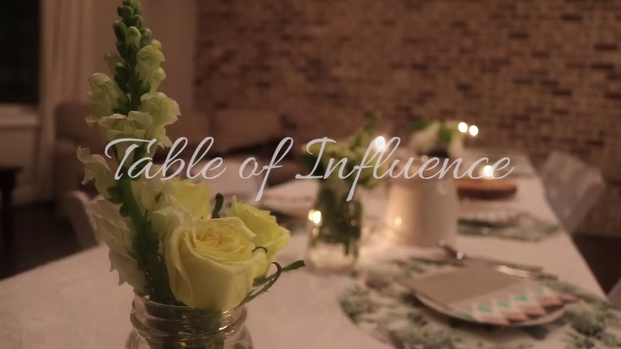 Table of Influence Dinner Party - YouTube