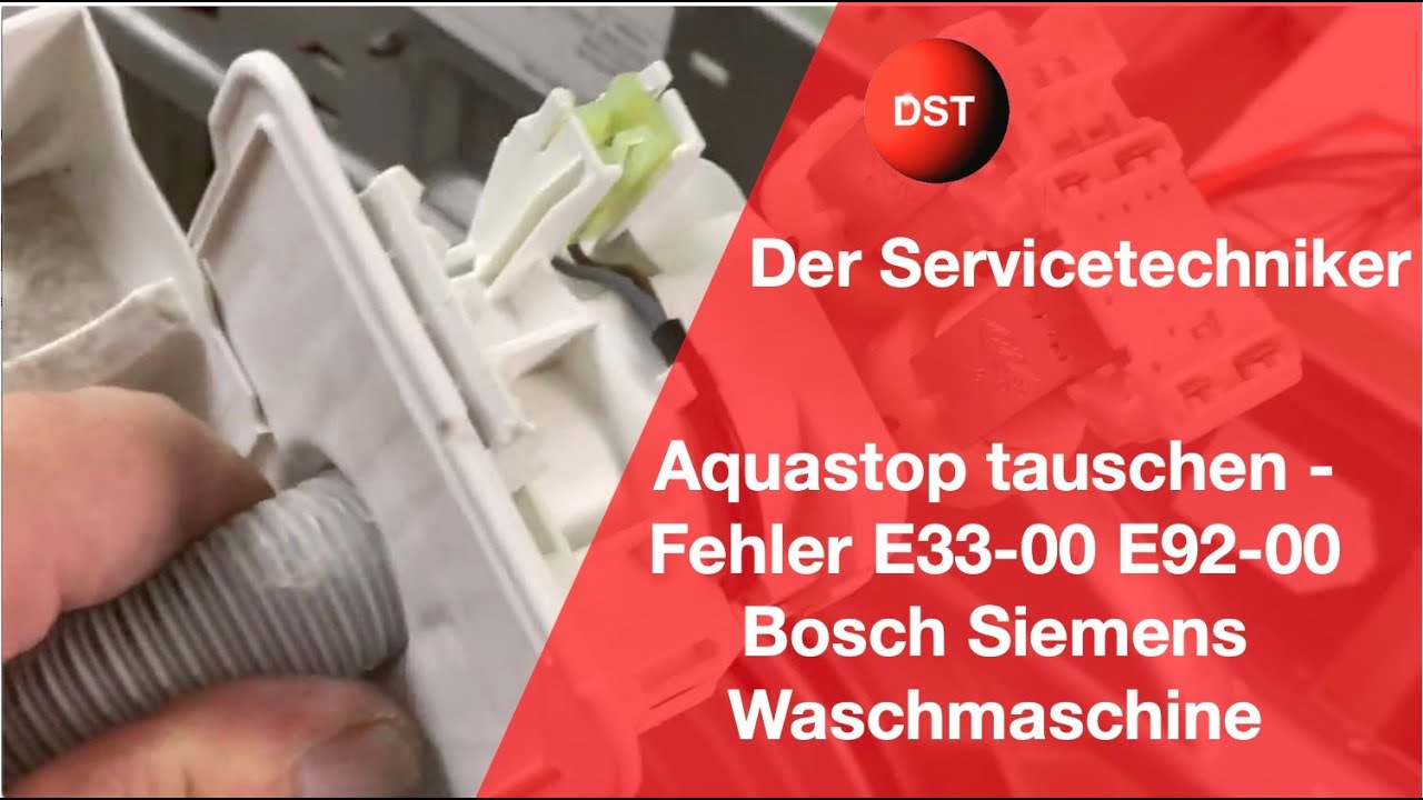 Aquastop Bosch Waschmaschine Reparieren