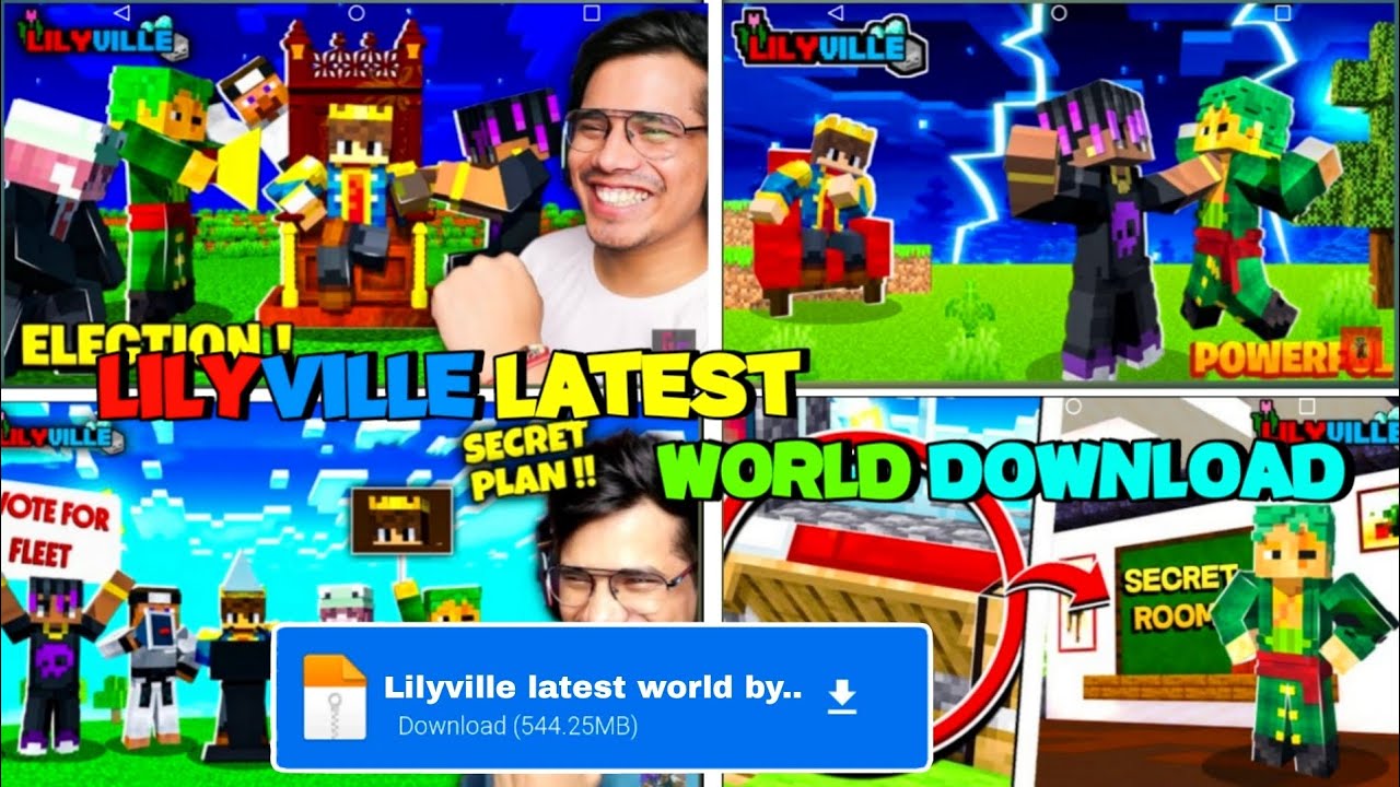 Lilyville latest world download for mcpe || gamerfleet latest world ...