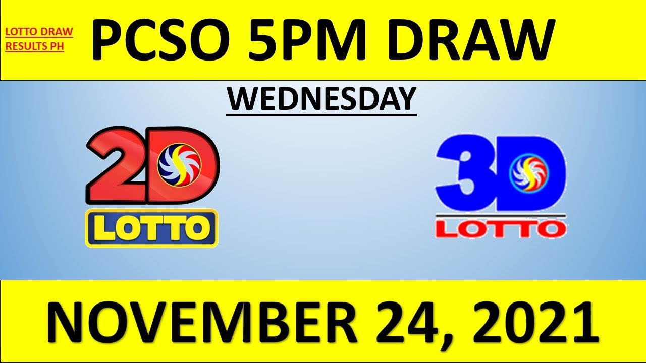 Lotto Draw Results Today 5PM Nov 24 2021 - YouTube