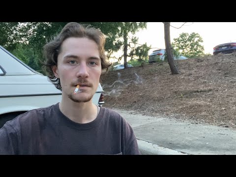 Smoking a Cigarette During Twilight