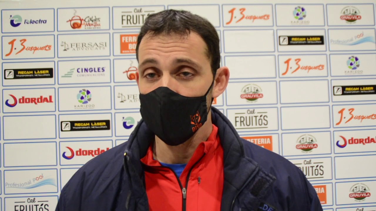 🎙 Les paraules d'Eduard Candami valorant el partit a Palafrugell - YouTube