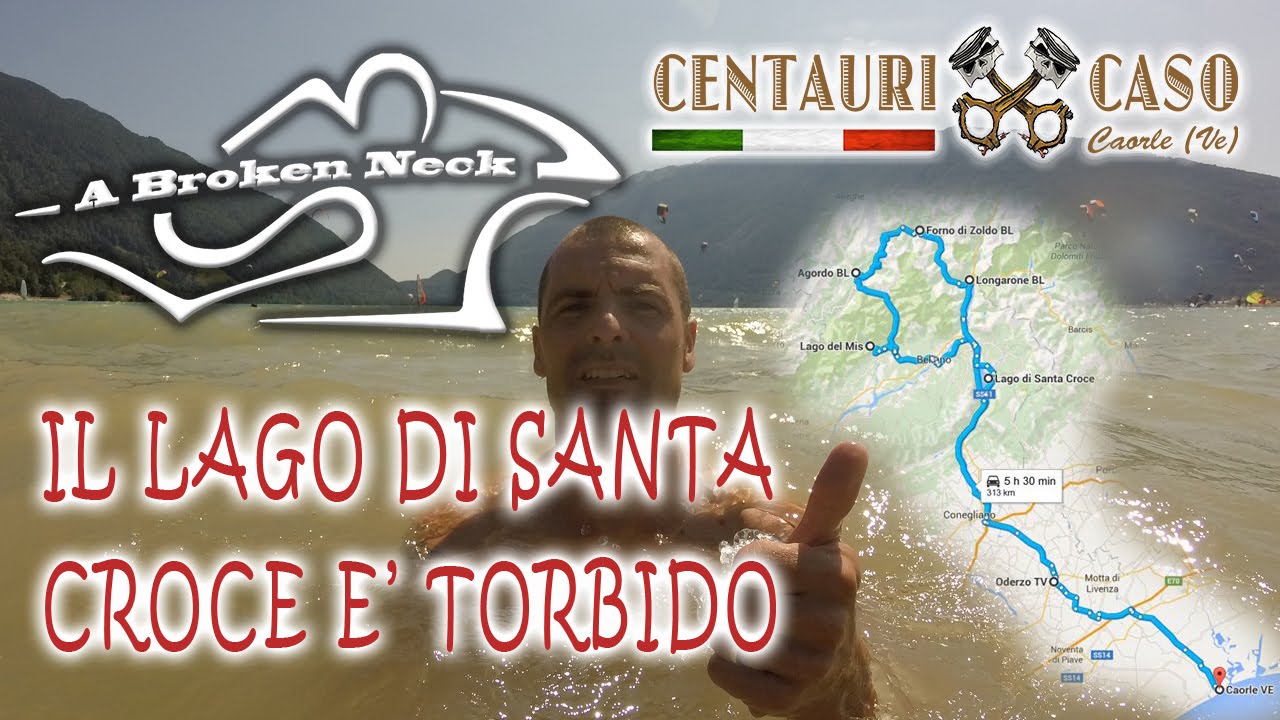 Biker Ride - Il lago di Santa Croce è Torbido - YouTube