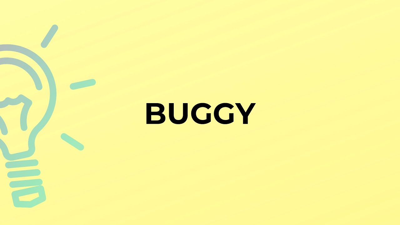 What Is The Meaning Of The Word BUGGY YouTube what-is-the-meaning-of-the-word-buggy-youtube