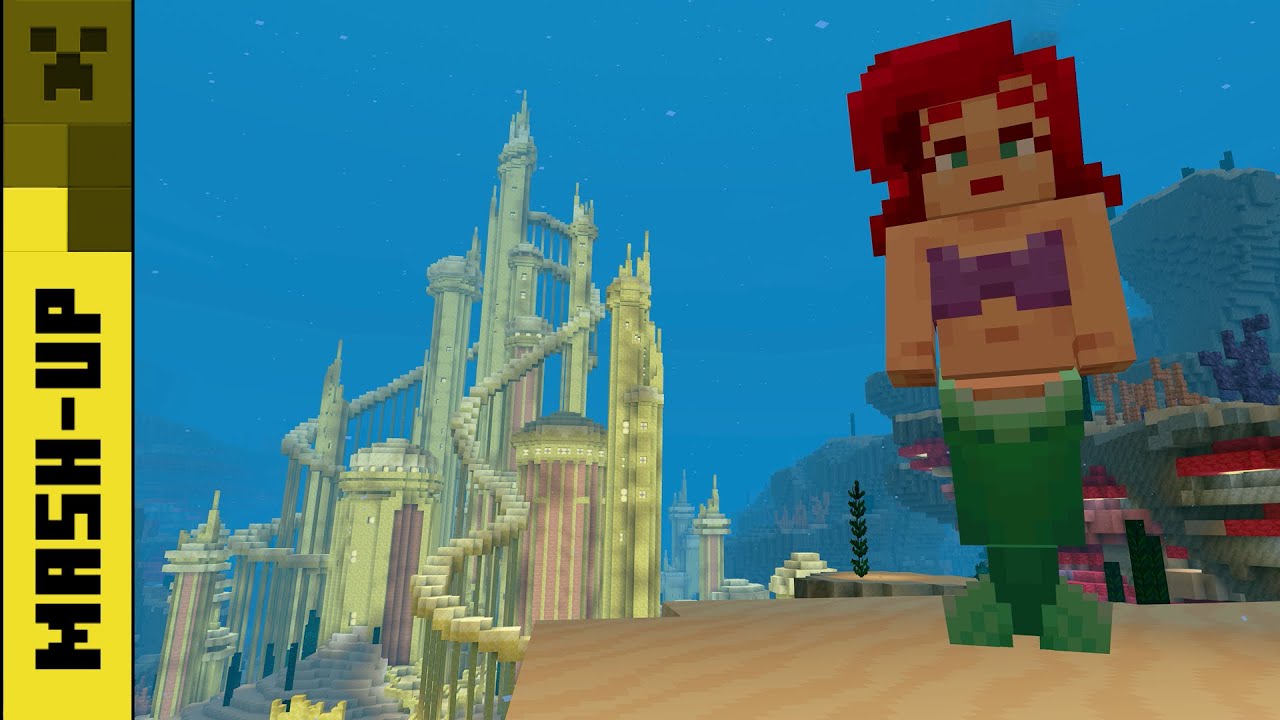 Little Mermaid - Disney Minecraft World of Adventures (2) - YouTube