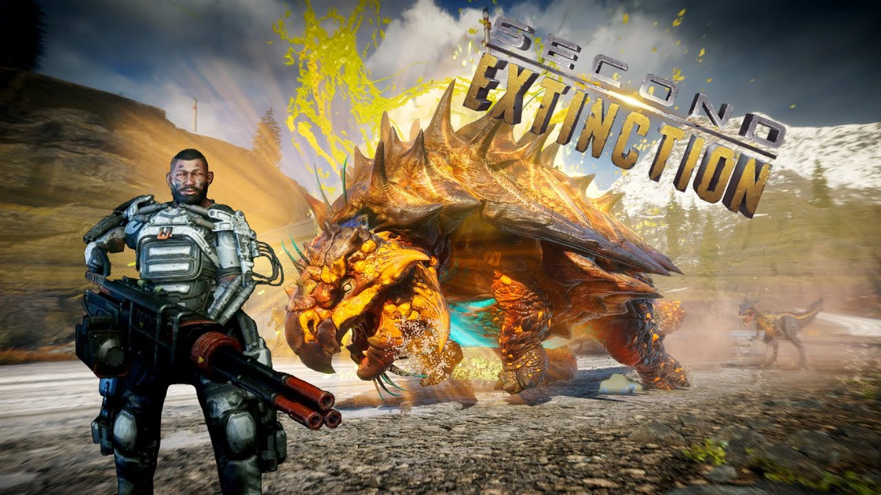 Eradicating Dinosaurs With Heavy Metal - Second Extinction Gameplay ...