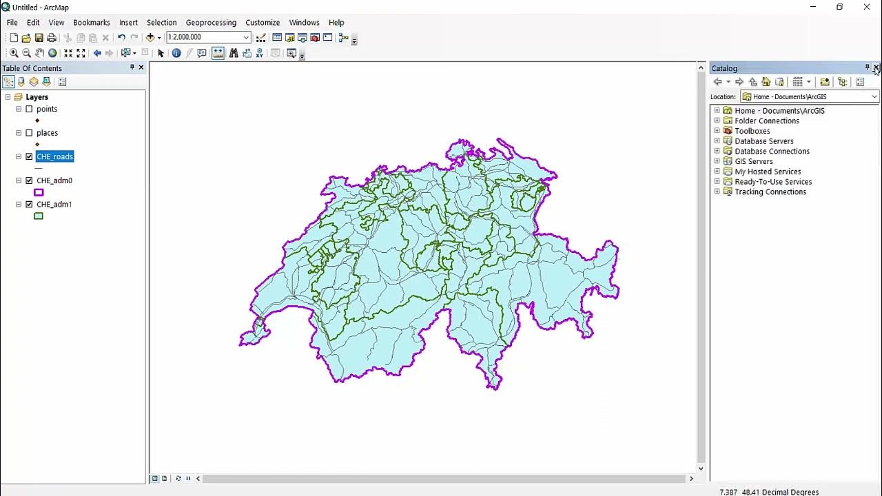 2 Introduction to ArcMap interface (كوردى ) - YouTube