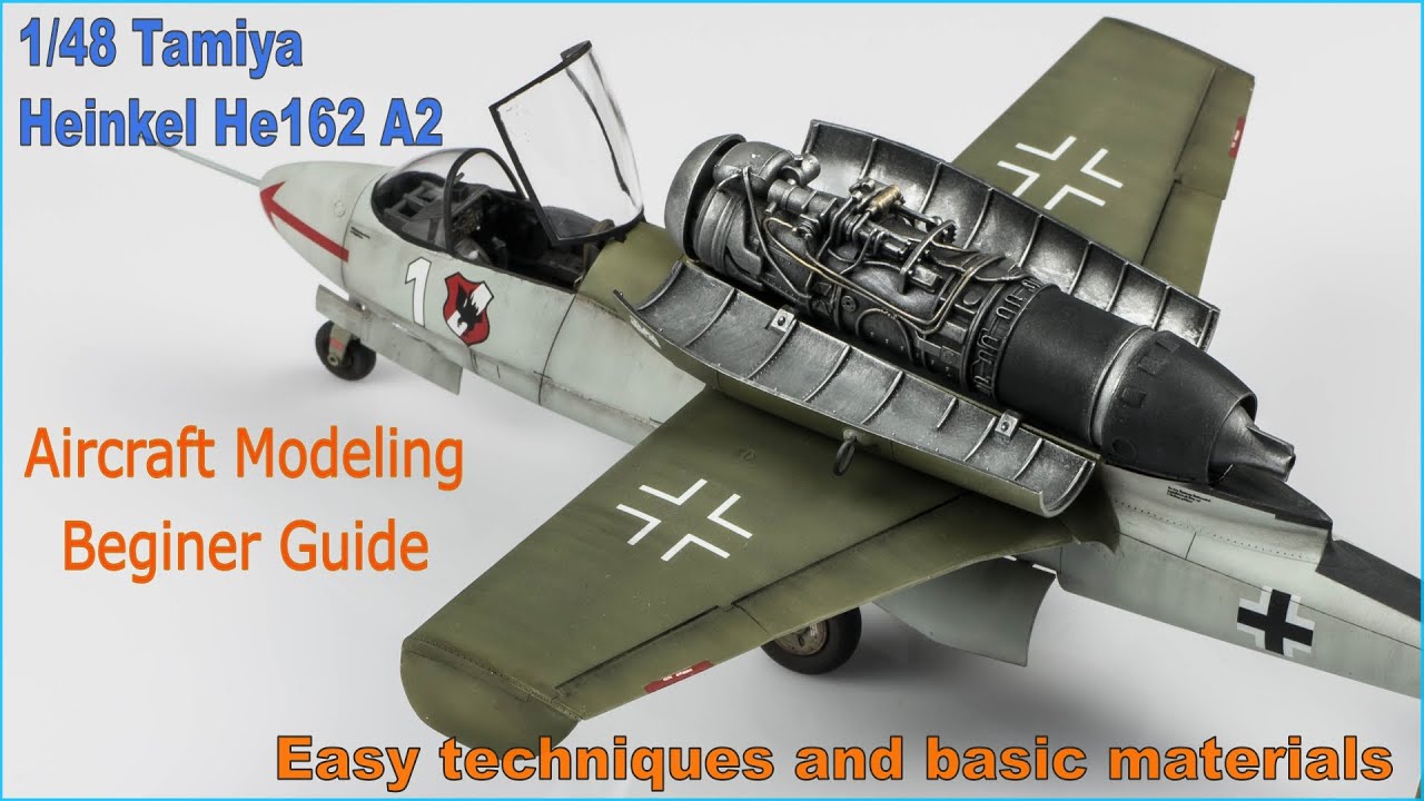 Building The Tamiya Heinkel He162 A2 Scale Model Aircraft. Beginner Scale Modeling Tutorial ...