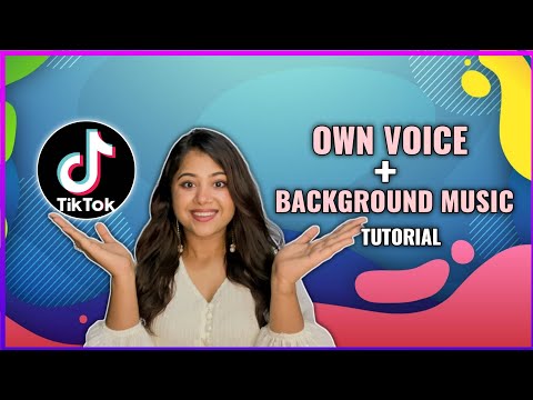 How to Add Your Own Voice + Background Music in Tiktok Video | Tiktok Tutorial