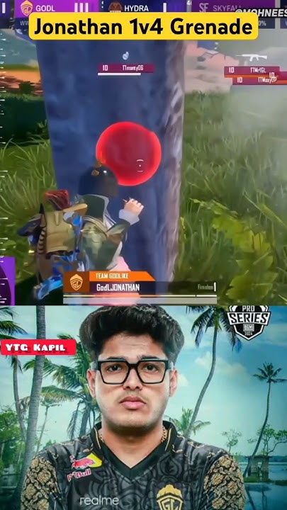 TEAM GODLIKE VS TAMILAS😍GodL JONATHAN 1v4 WITH GRENADE💣JONATHAN VS TAMILAS😱#jonathan#teamtamilas ...
